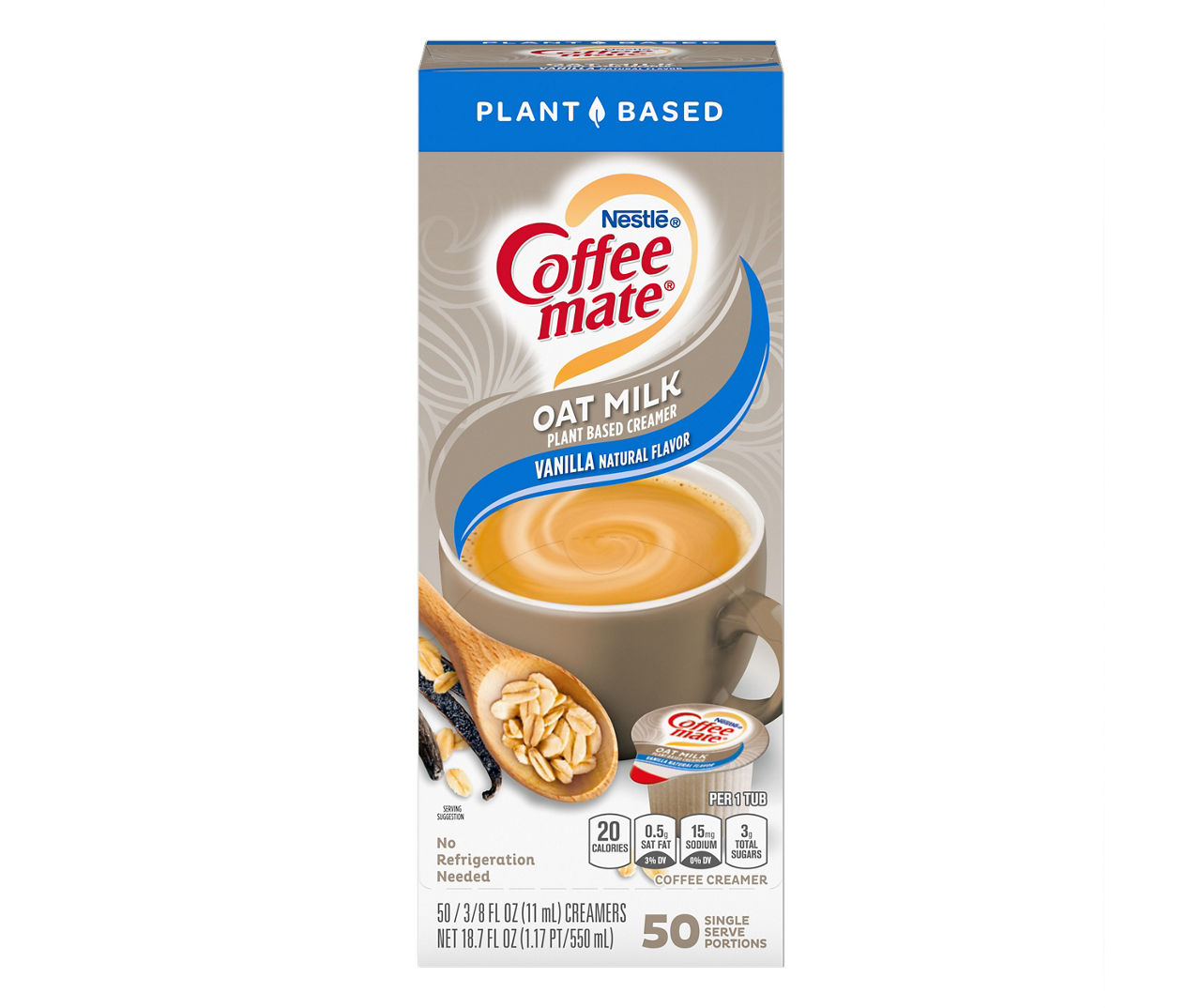 Coffee-mate Vanilla Oat Milk Creamers, 50-Count | Big Lots