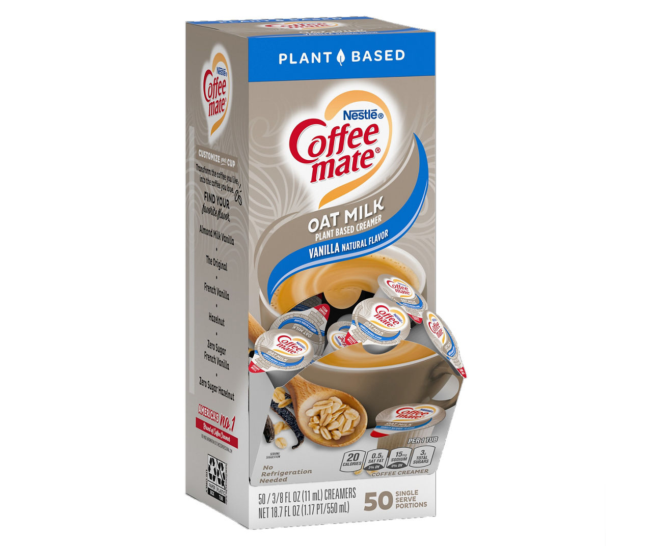 Coffee-mate Vanilla Oat Milk Creamers, 50-Count | Big Lots