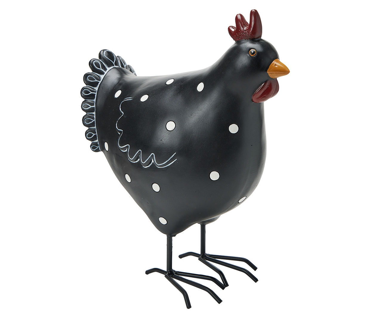 Black & White Polka Dot Chicken Tabletop Decor | Big Lots