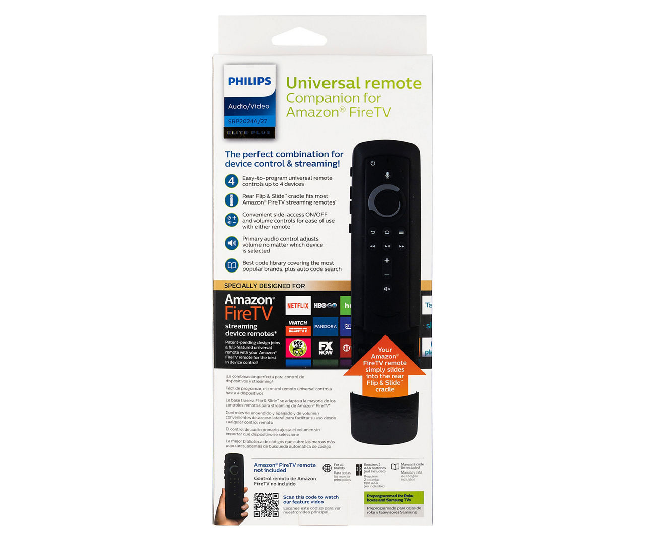 Philips 4-Device Universal Companion Remote for Amazon Fire TV | Big Lots