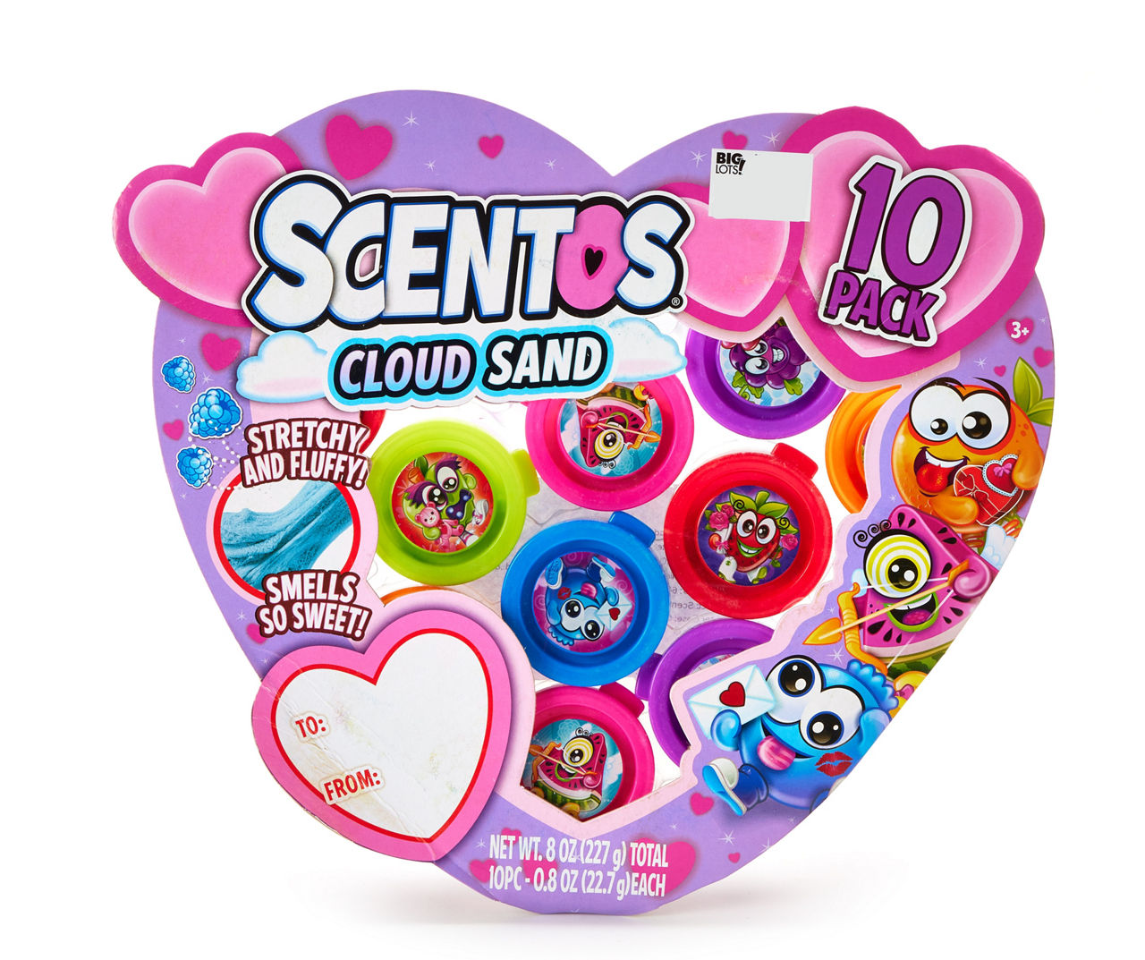 Scentos Valentine's Day 10-Piece Scented Cloud Sand Set | Big Lots