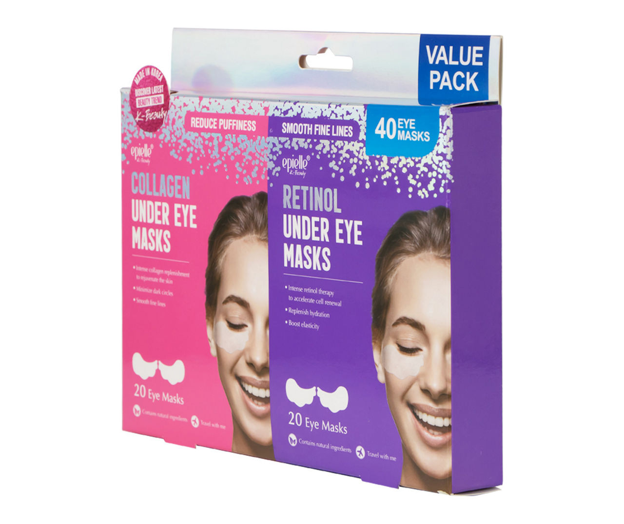 epielle Duo Eye Masks, 40-Count | Big Lots