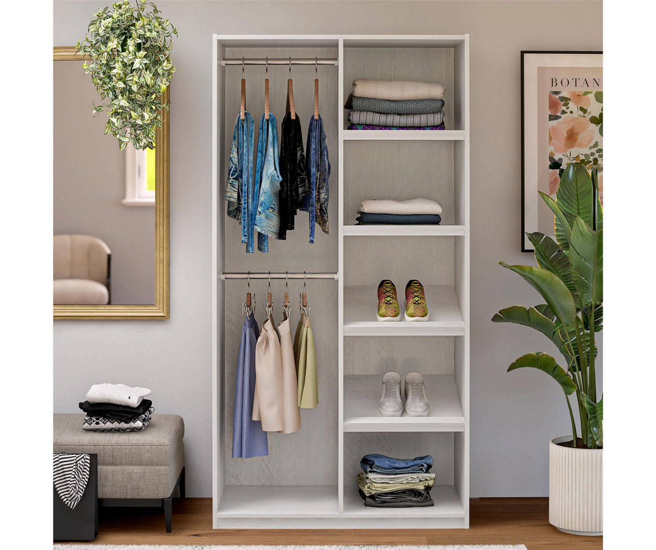 System Build Evolution Suite Style Magnolia Oak Modular Extra Wide Open ...