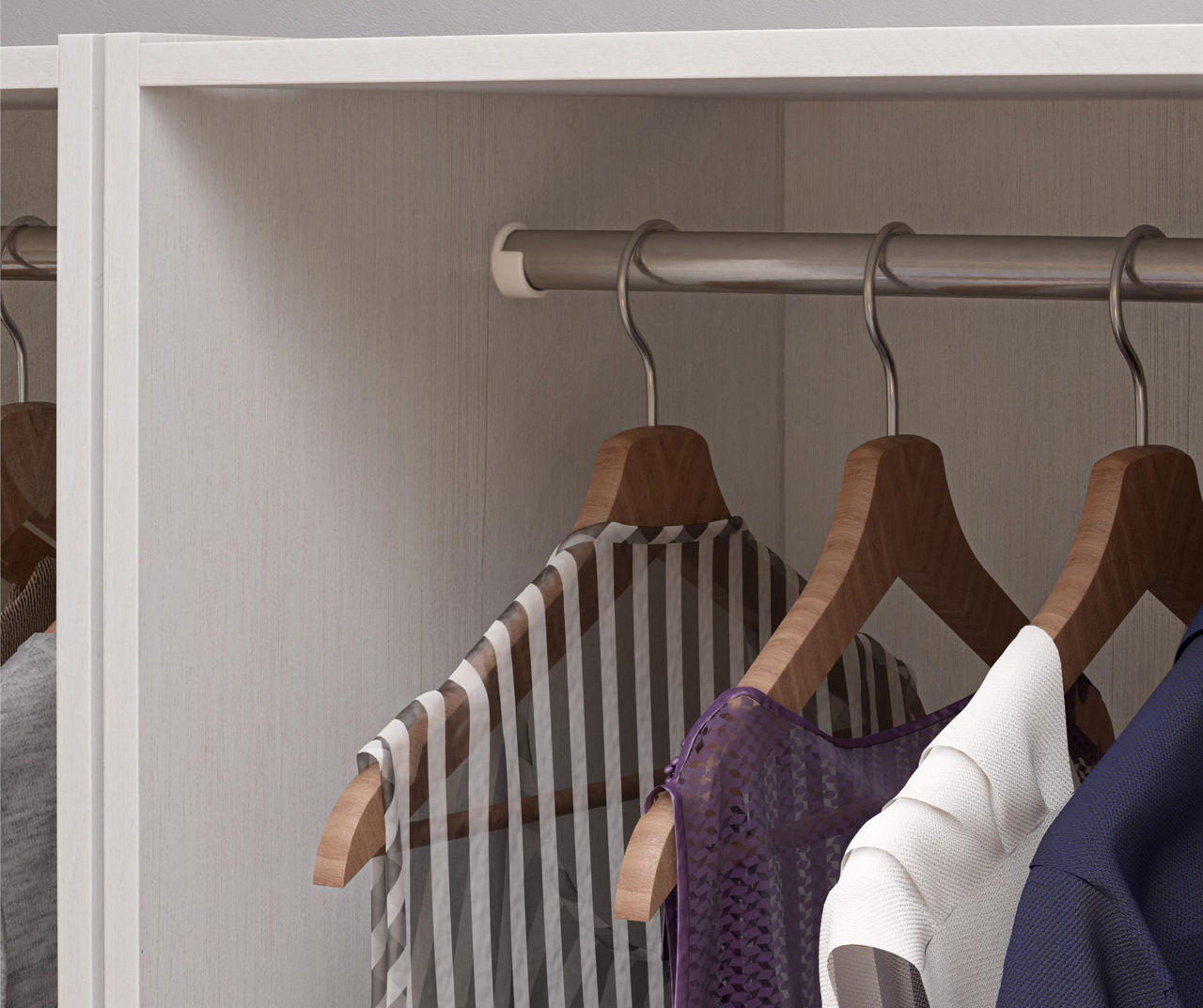 System Build Evolution Suite Style Magnolia Oak Modular Extra Wide Open ...