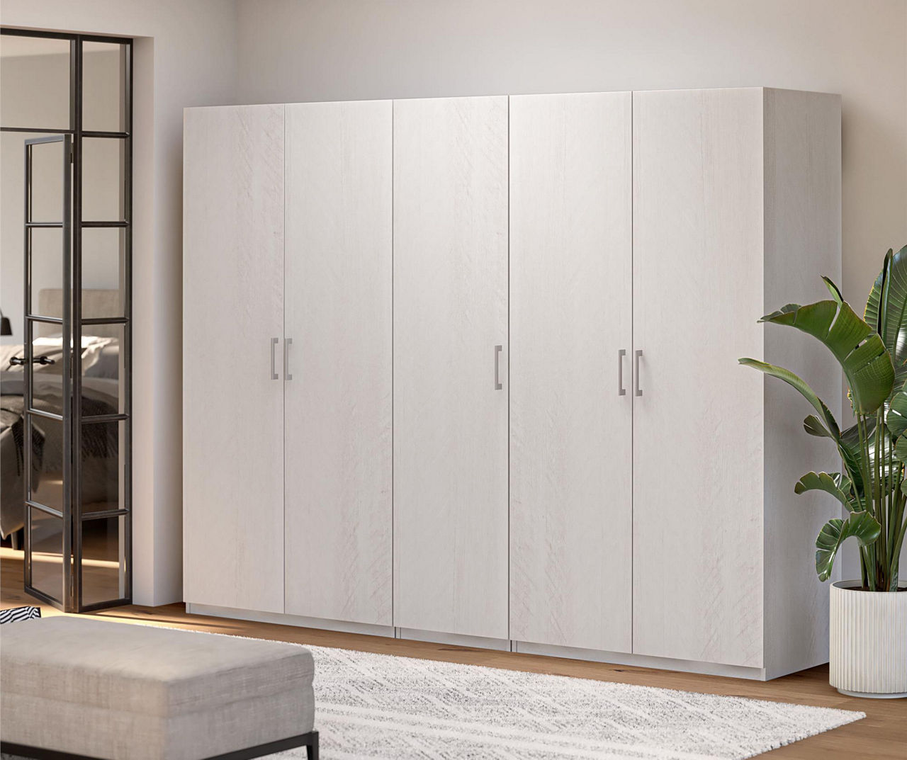 System Build Evolution Suite Style Magnolia Oak Single Flat Door Kit ...