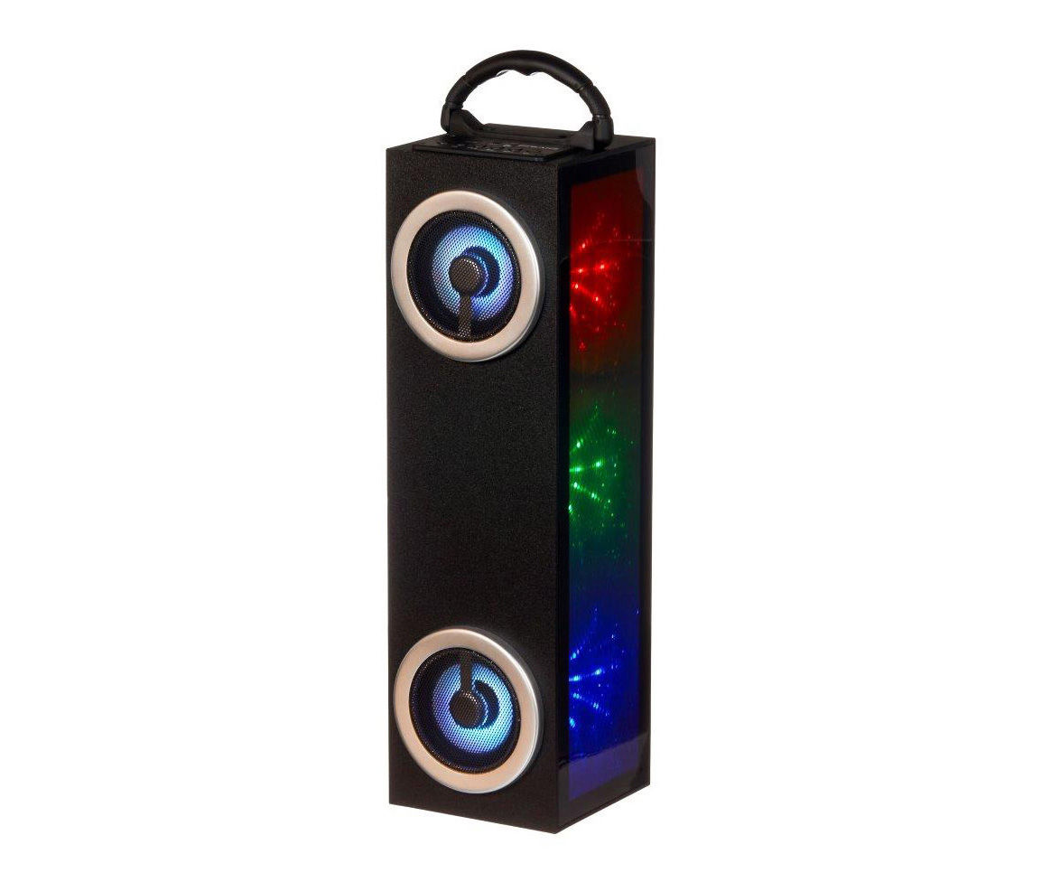 Craig Black Color-Changing LED Tower Speaker | Big Lots