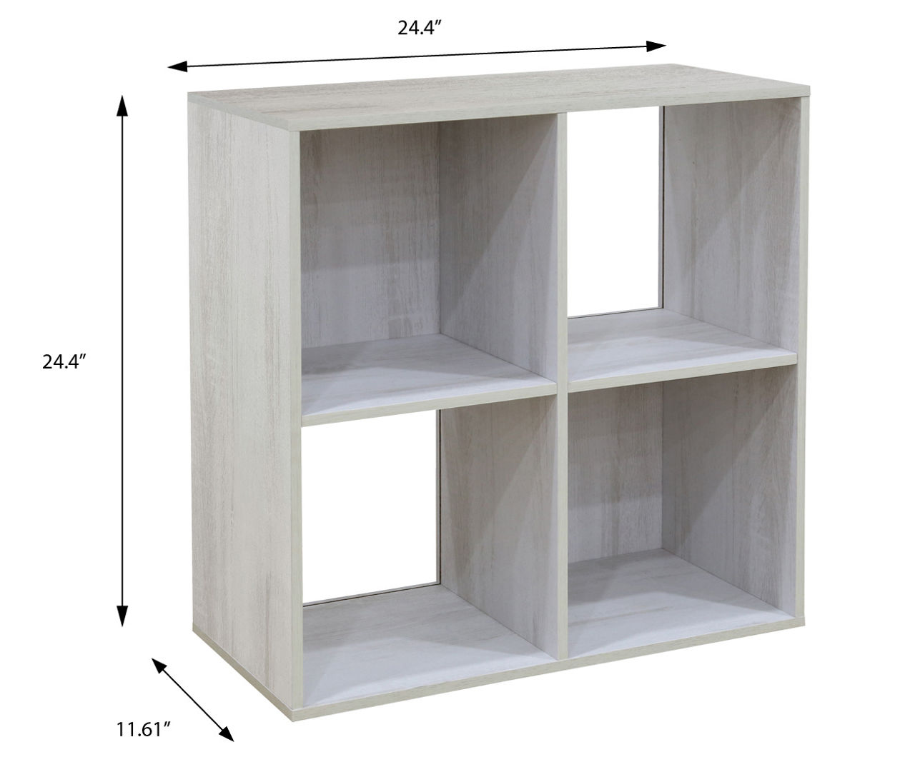 Momentum Furnishings White 4-Cube Storage Organizer | Big Lots