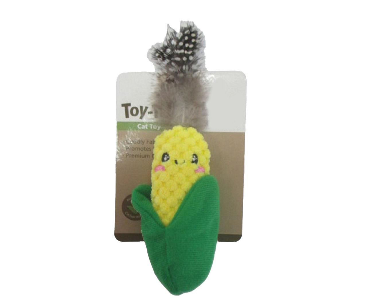 Toy Time Corn & Feather Catnip Plush Cat Toy | Big Lots