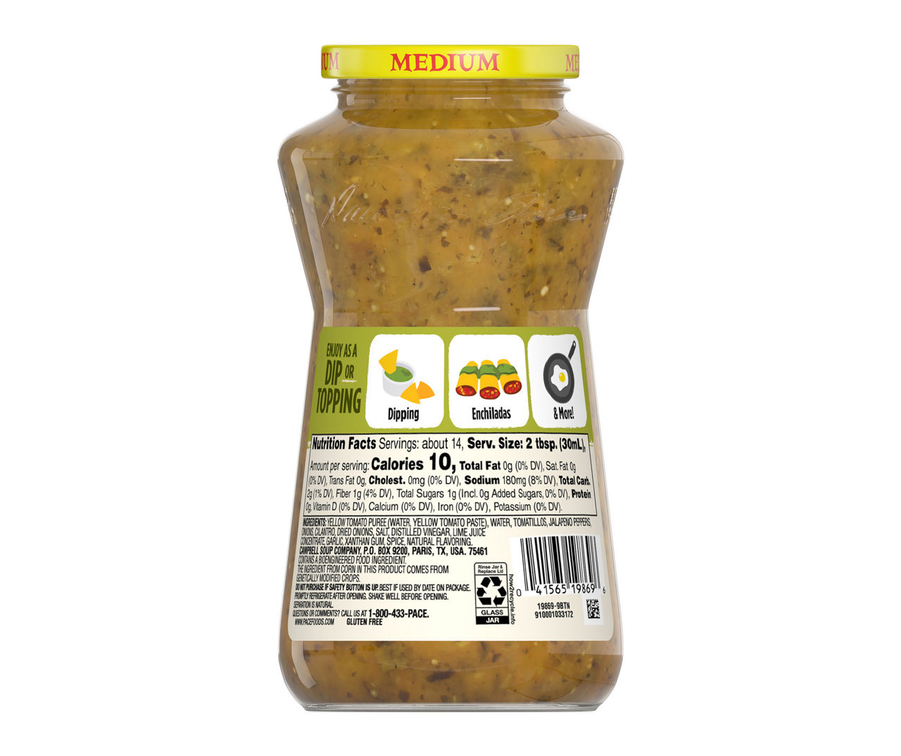 Pace Pace Salsa Verde, 16 oz. Jar | Big Lots