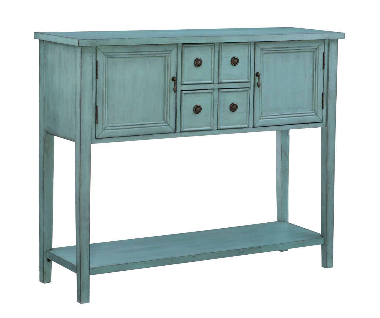 Demlow Blue Console Table | Big Lots