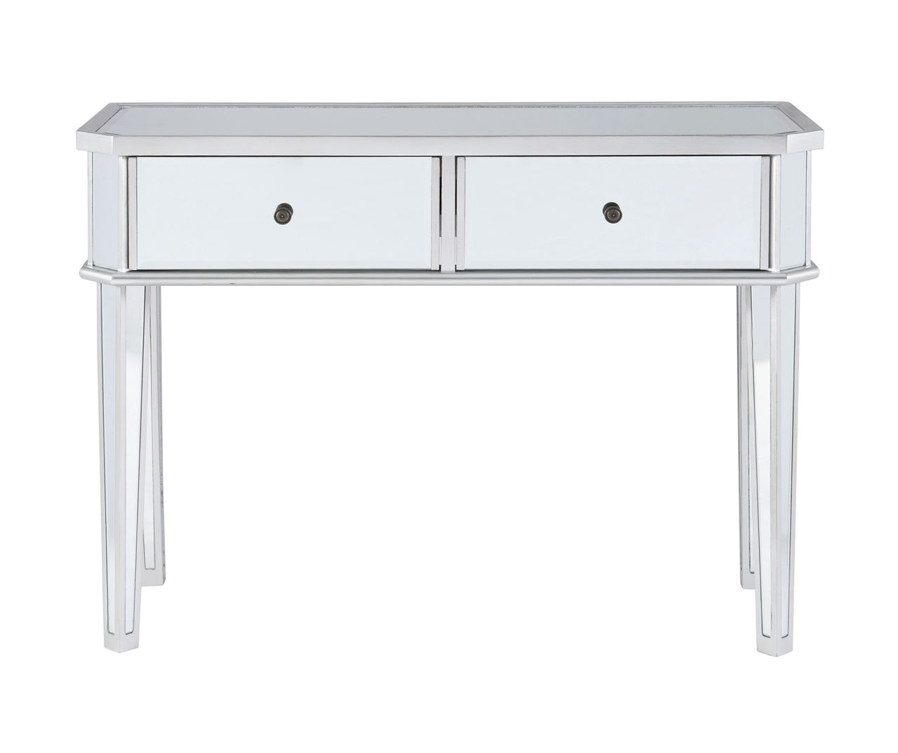 Melmar Mirrored & Silver Console Table | Big Lots