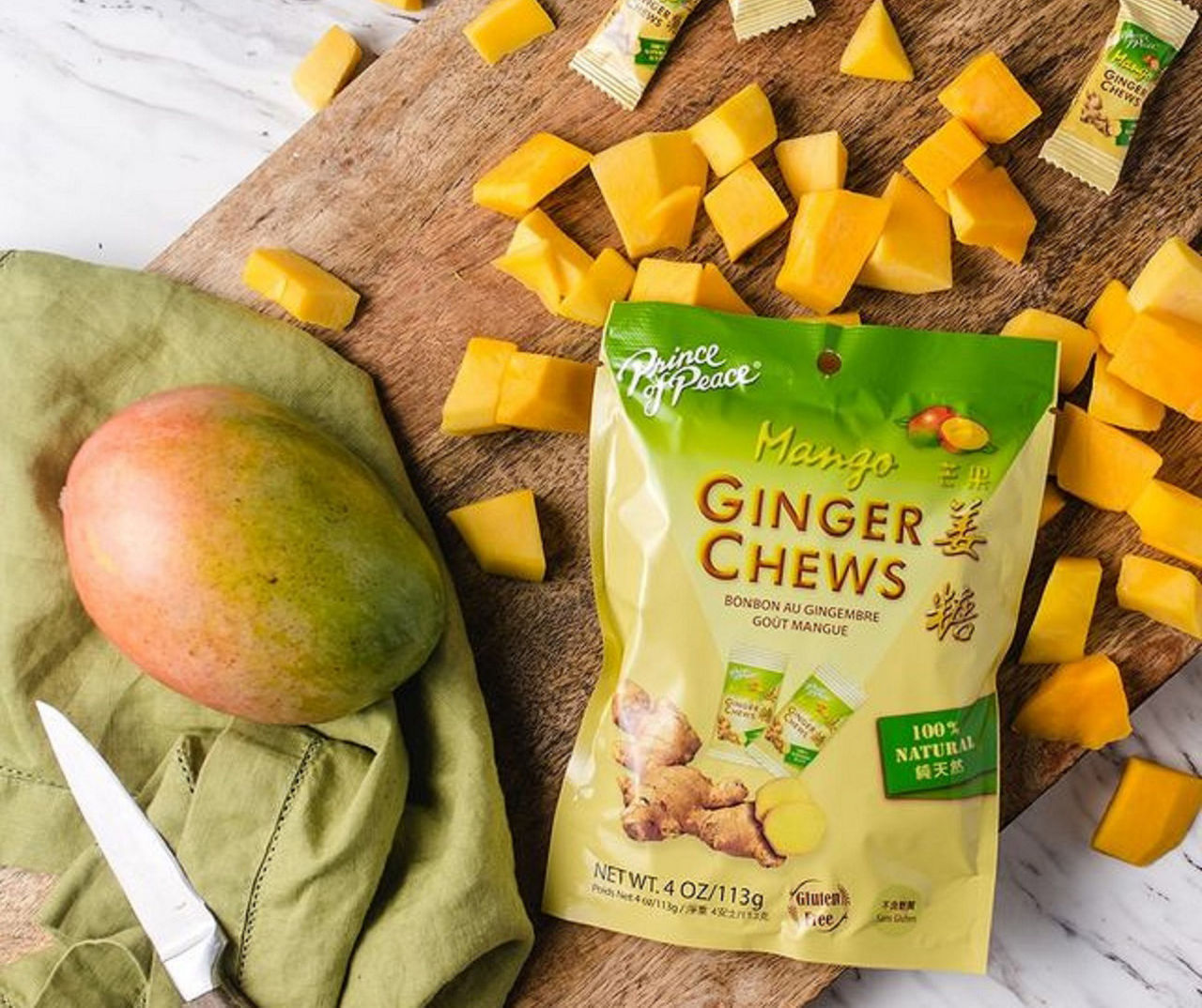 Prince of Peace Mango Ginger Chews, 4 Oz. | Big Lots