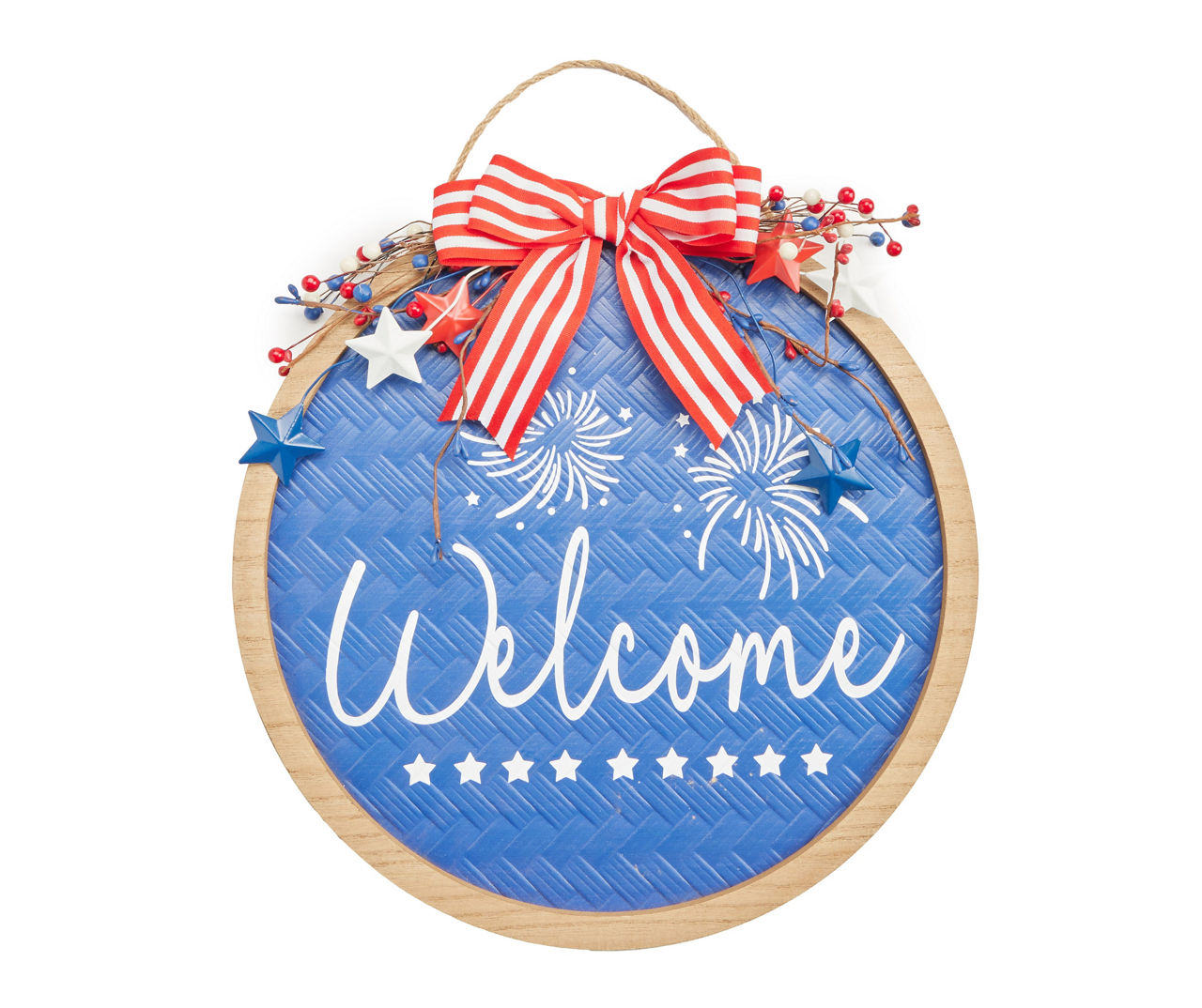 "Welcome" Firework, Star & Stripe Hanging Wall Decor | Big Lots