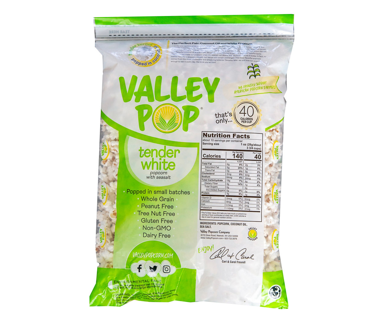 VALLEY POP Tender White Popcorn, 10 Oz. | Big Lots