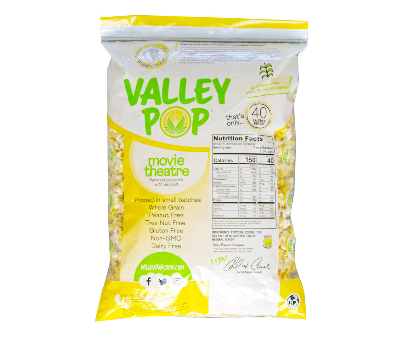 VALLEY POP Movie Theatre Popcorn, 10 Oz. | Big Lots