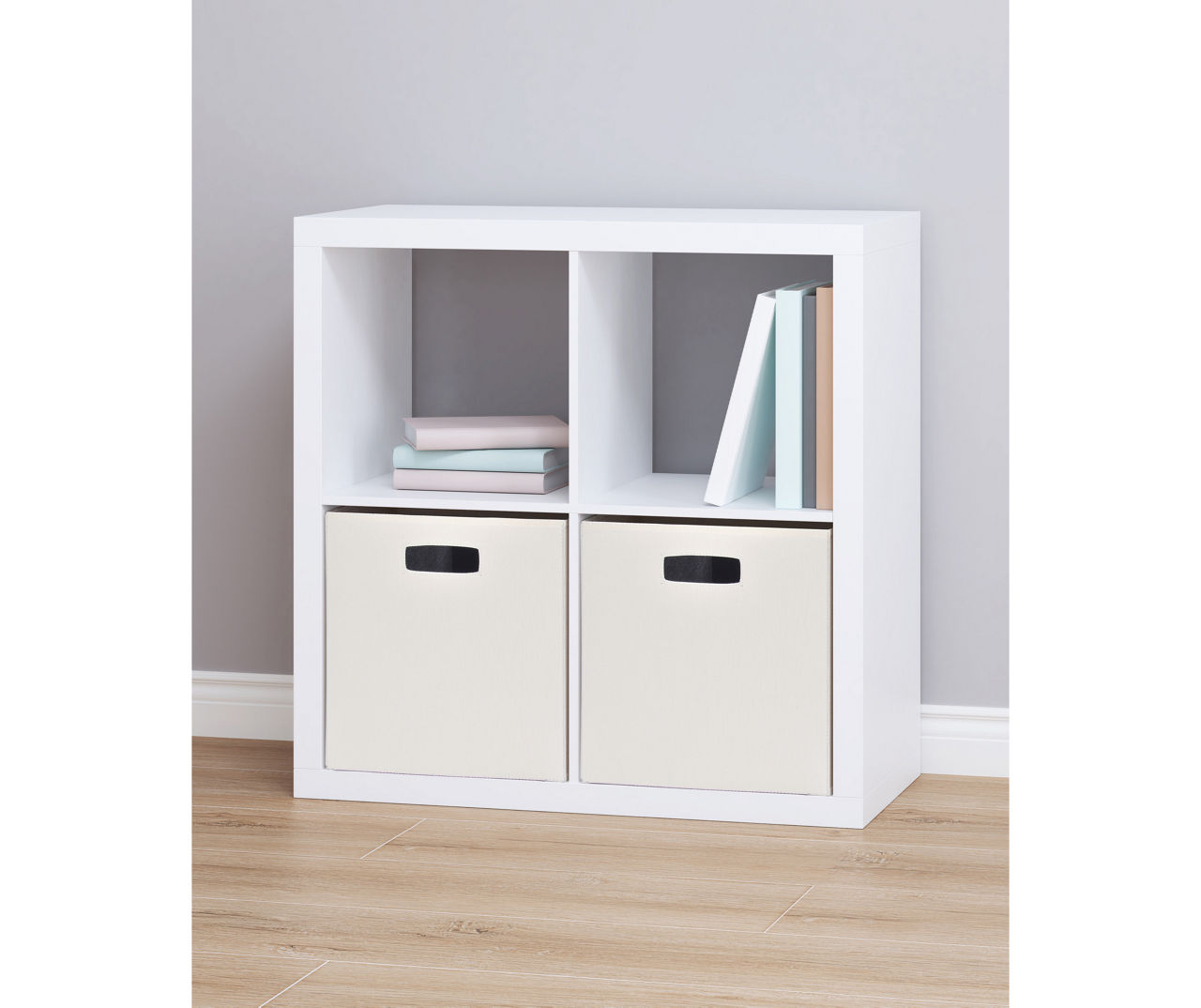 Real Living White 4-Cube Storage Organizer | Big Lots