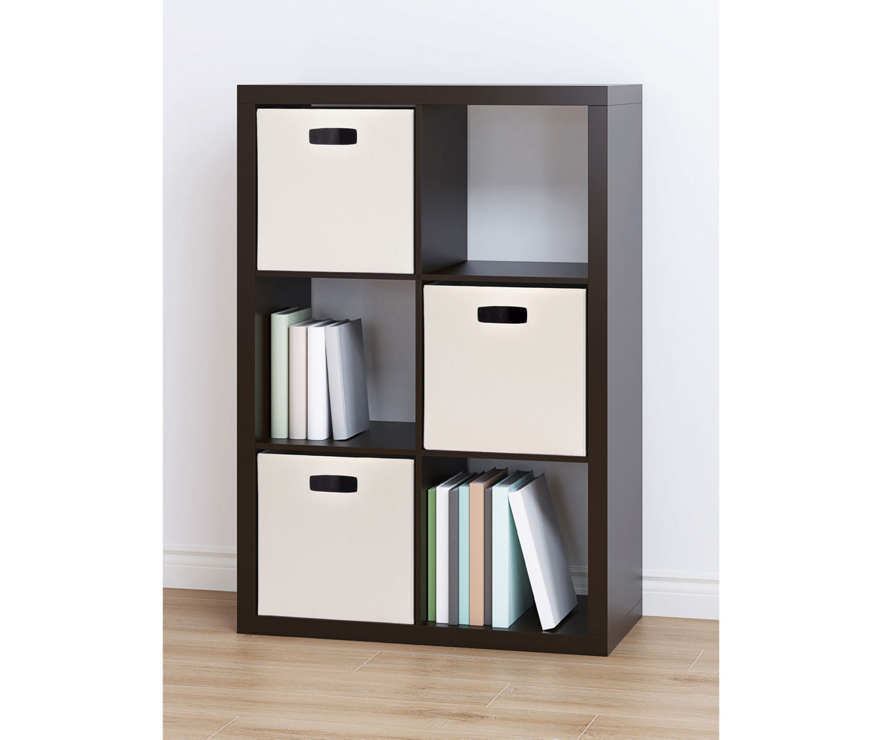 Real Living Espresso 6-Cube Storage Organizer | Big Lots