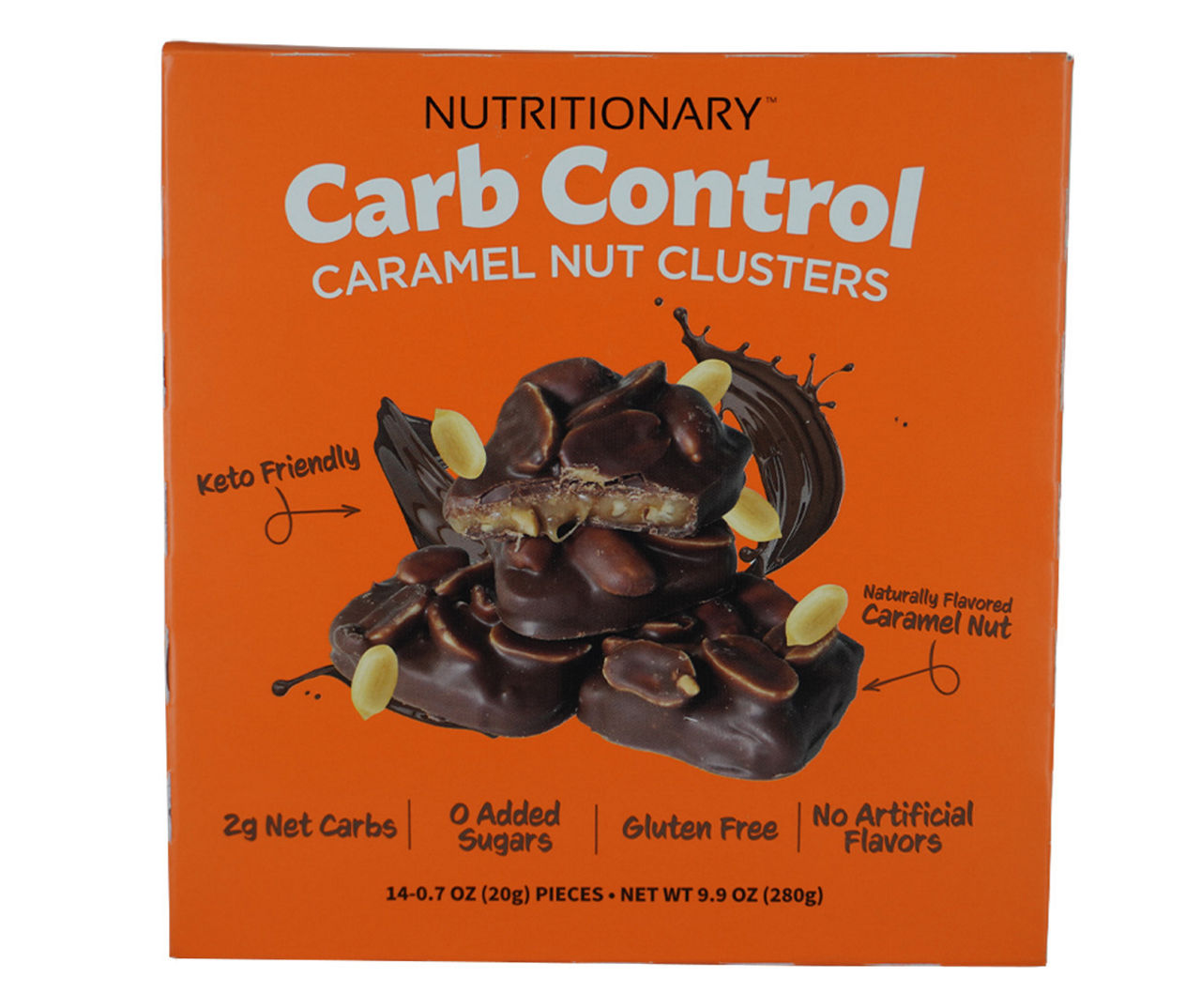 Nutritionary Carb Control Caramel Nut Clusters, 14-Count | Big Lots