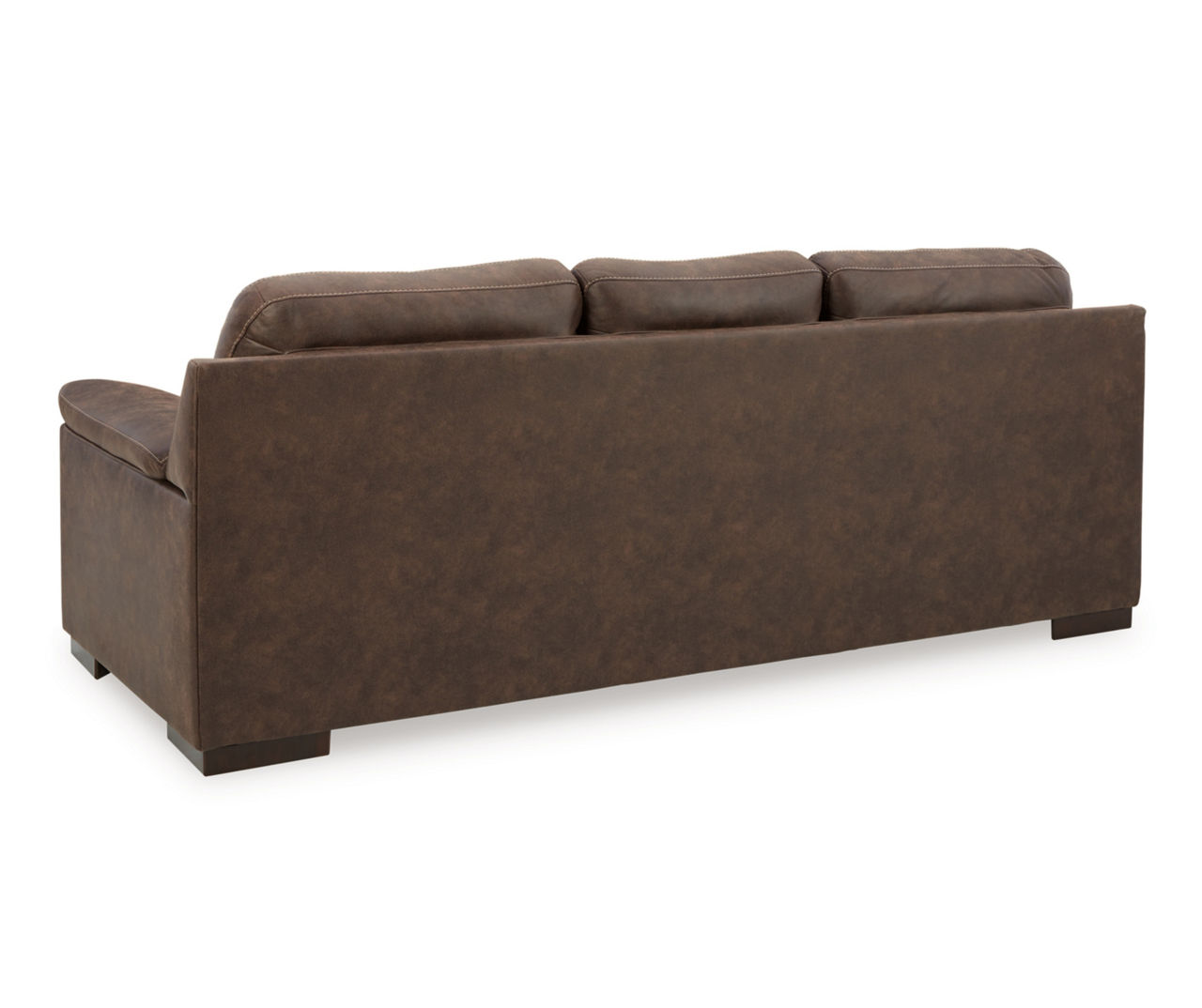 Signature Design By Ashley Maderla Walnut Faux Leather Sofa | Big Lots