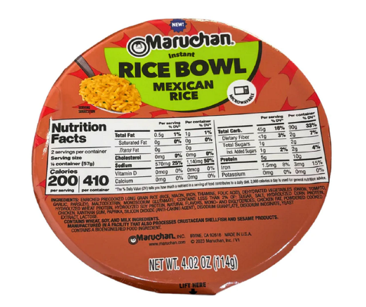 Maruchan Mexican Rice Flavor Instant Rice Bowl, 3.76 oz. | Big Lots