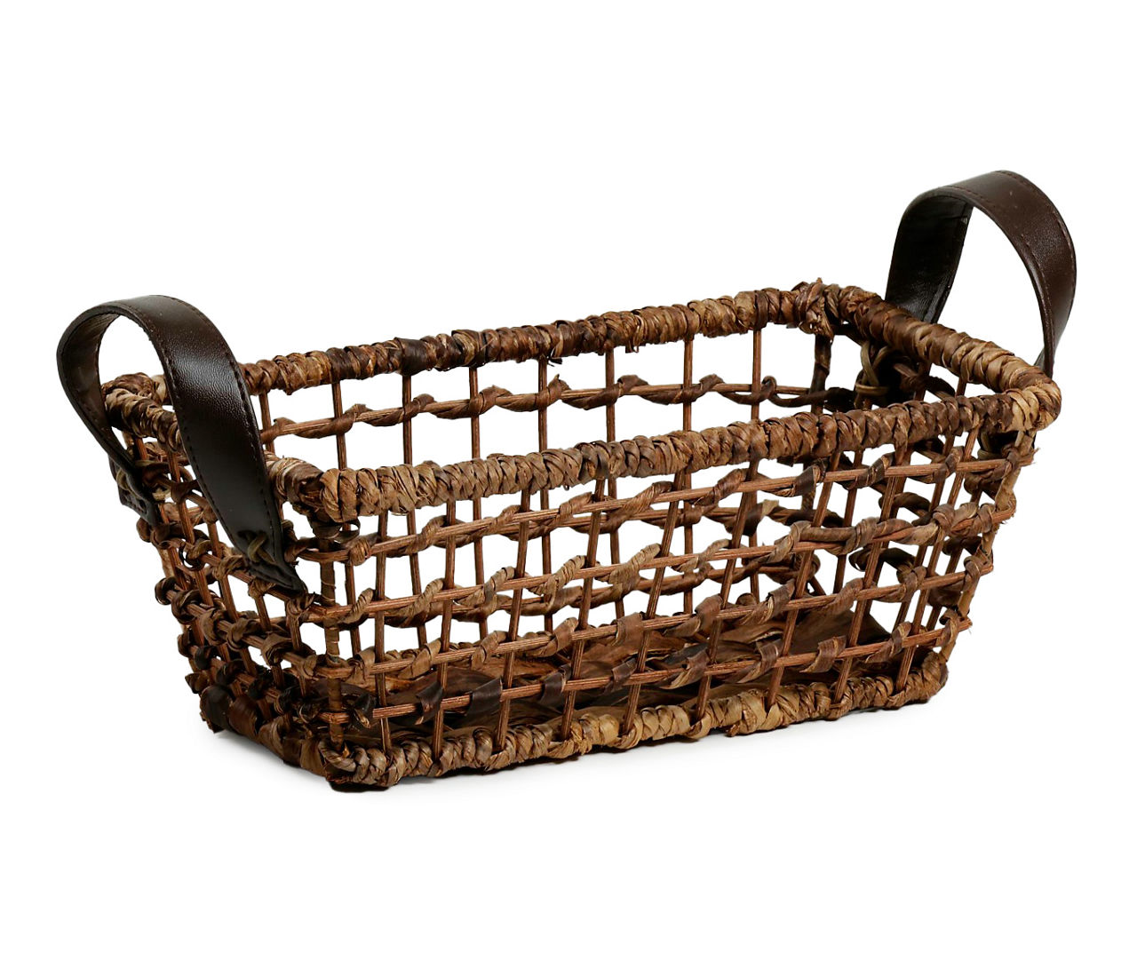 Brown Bac Bac Tapered Open Weave Small Tray | Big Lots