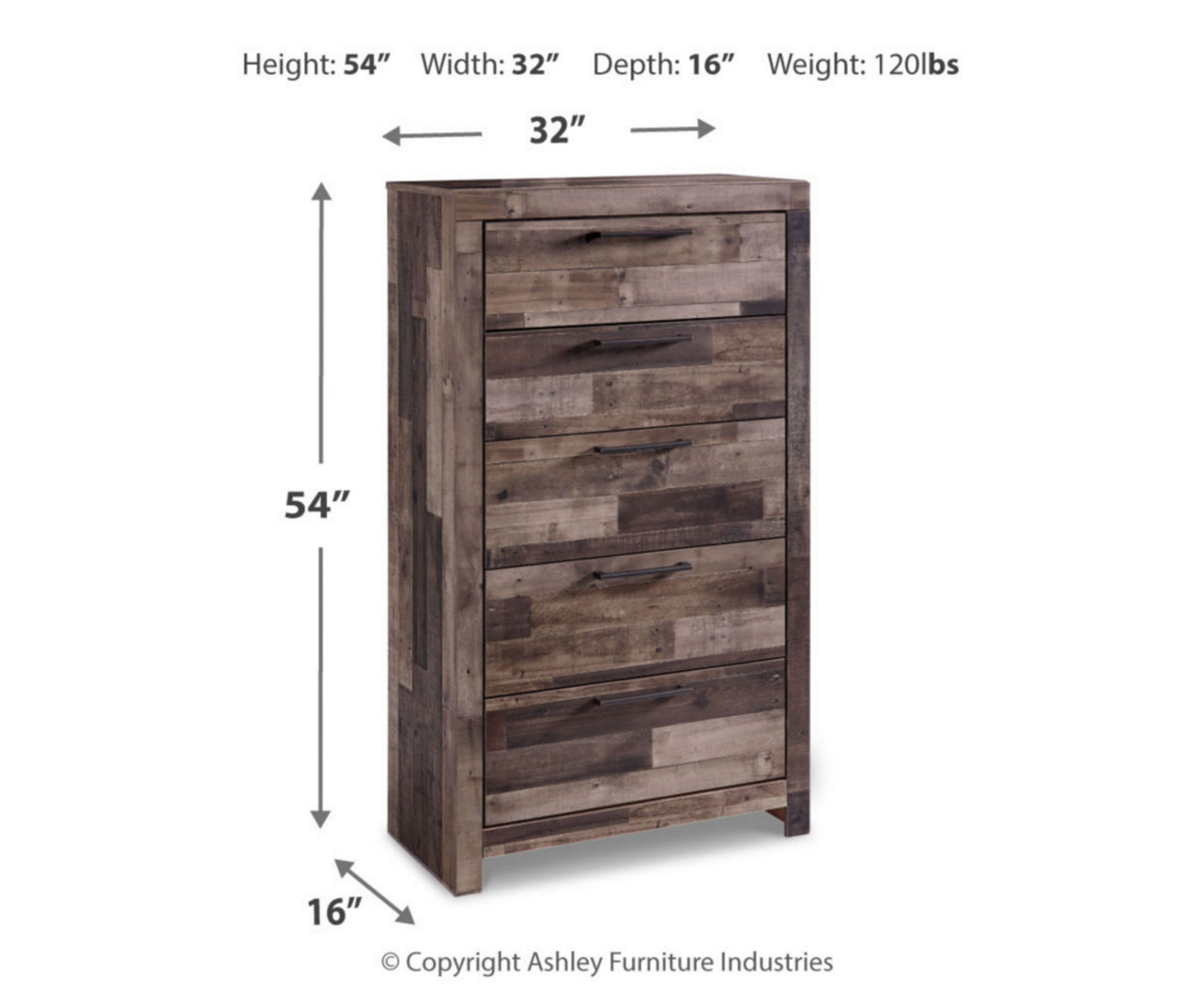 Signature Design By Ashley Dayton Gray 5 Drawer Storage Chest Big Lots