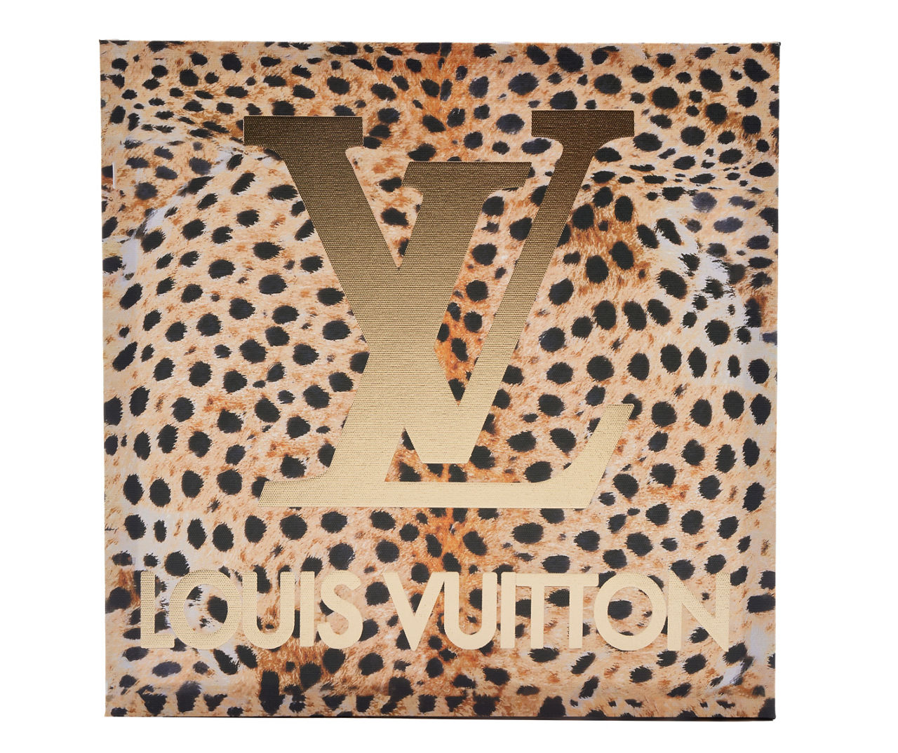 Louis Vuitton Leopard Print Art Canvas, (12" x 12") | Big Lots