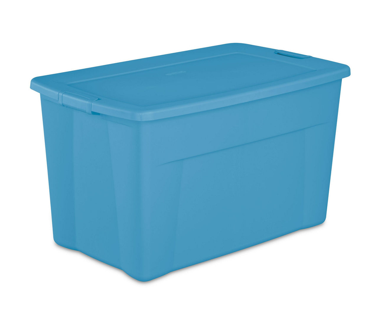 Sterilite 35-Gal. Metro Blue Latch Tote | Big Lots