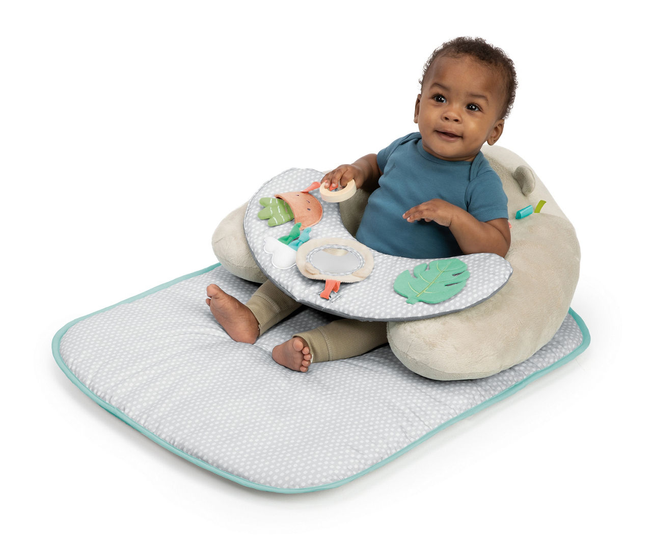 Ingenuity Cozy Prop Nate 4-in-1 Sit Up & Prop Activity Mat | Big Lots