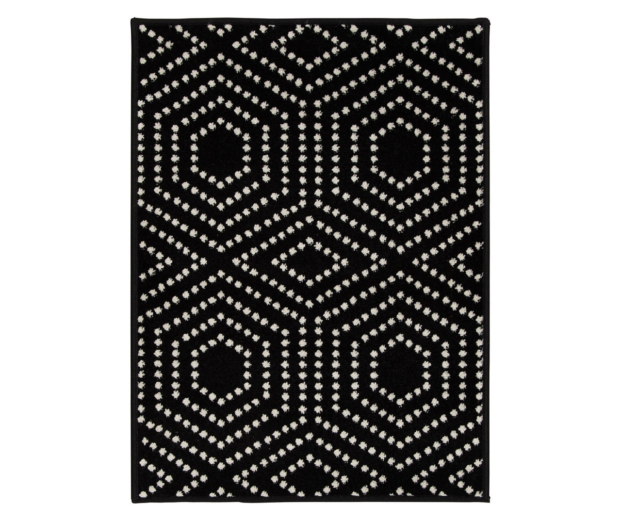 Natco Valeria Black & White Geometric Area Rug, (3' x 5') | Big Lots