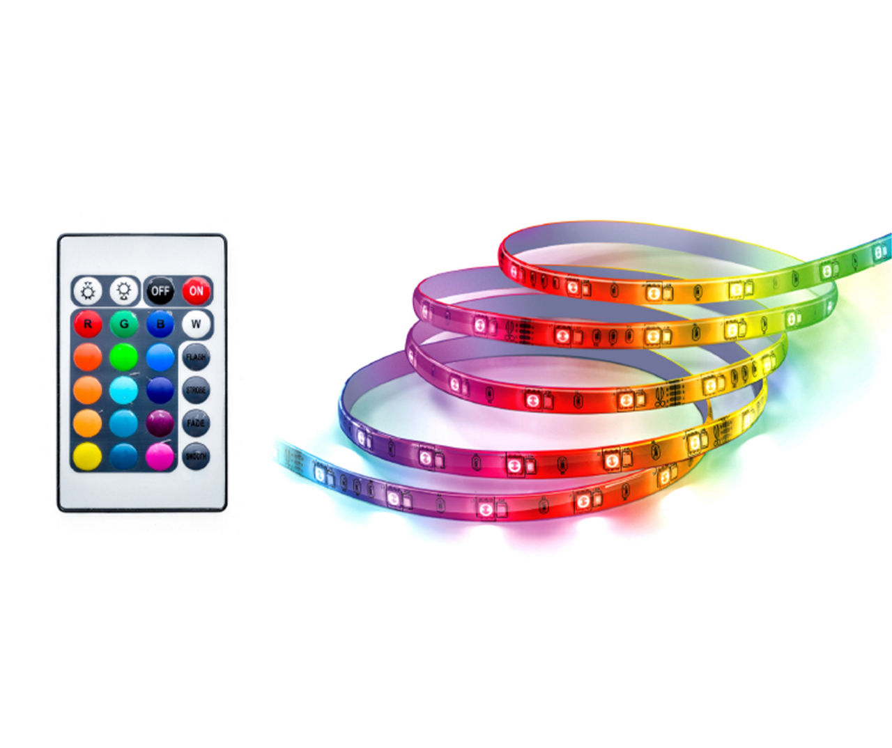 Ciao Tech 6.5' RGB LED Strip Light with Remote | Big Lots