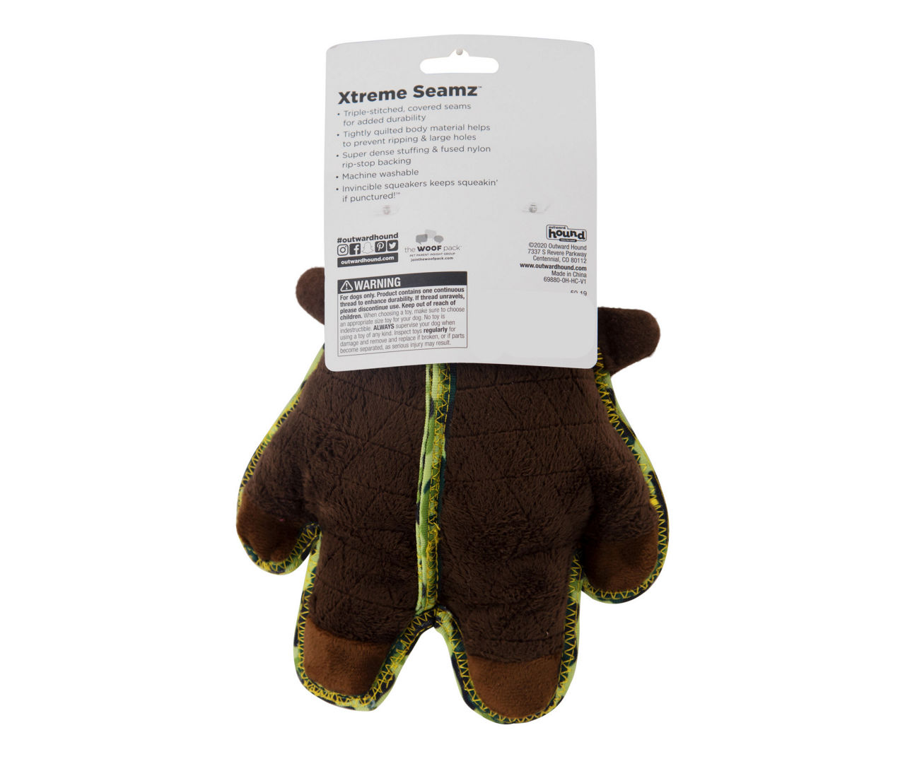 Outward Hound Xtreme Seamz Gorilla Dog Toy | Big Lots