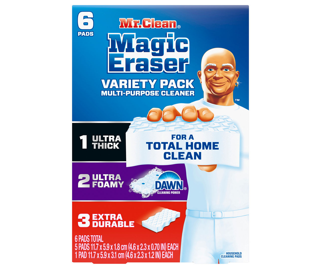 Mr. Clean Variety Pack Magic Eraser Cleaning Pads, 6-Count | Big Lots