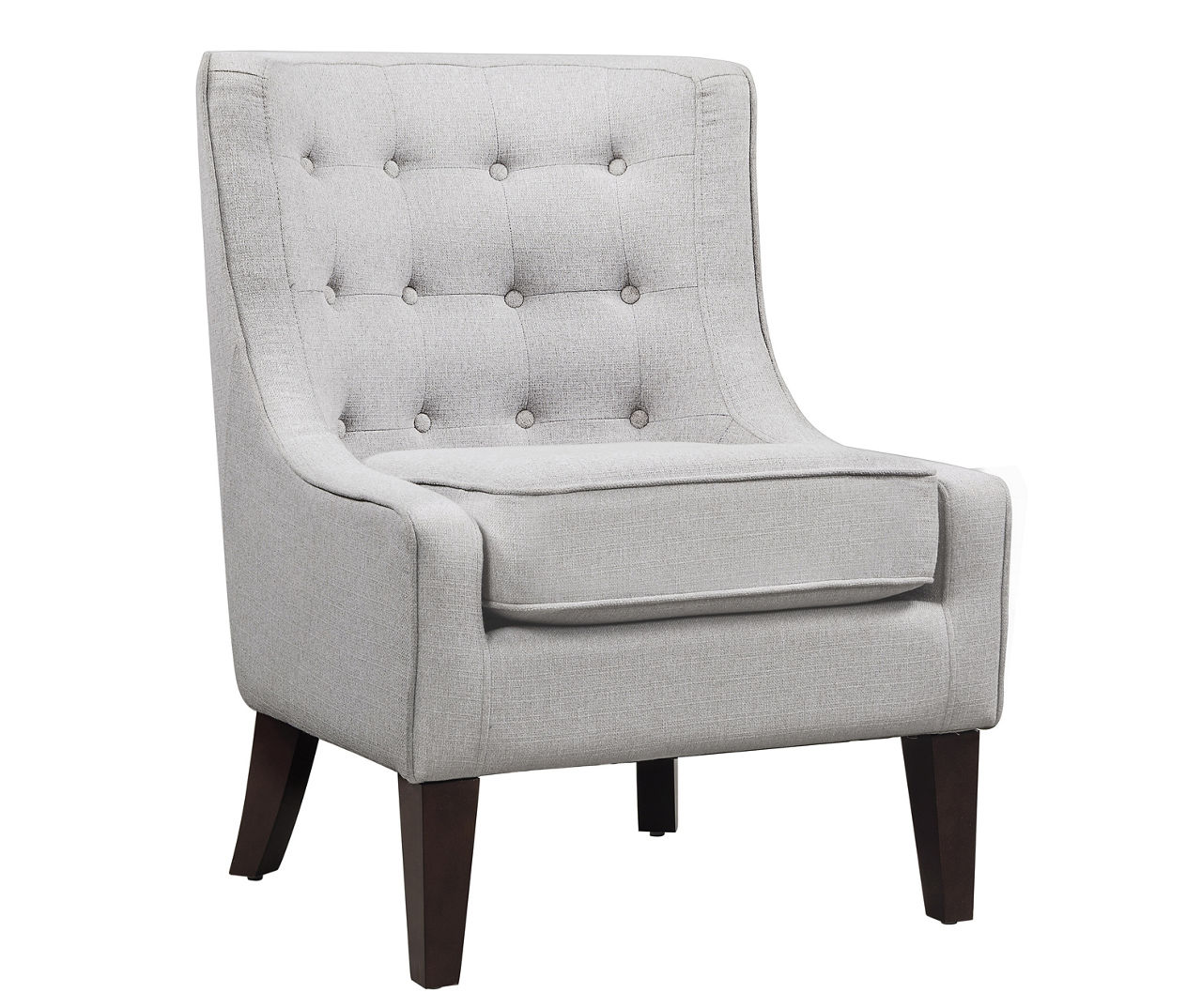 Lifestyle Solutions Madison Light Gray Armless Accent Chair | Big Lots