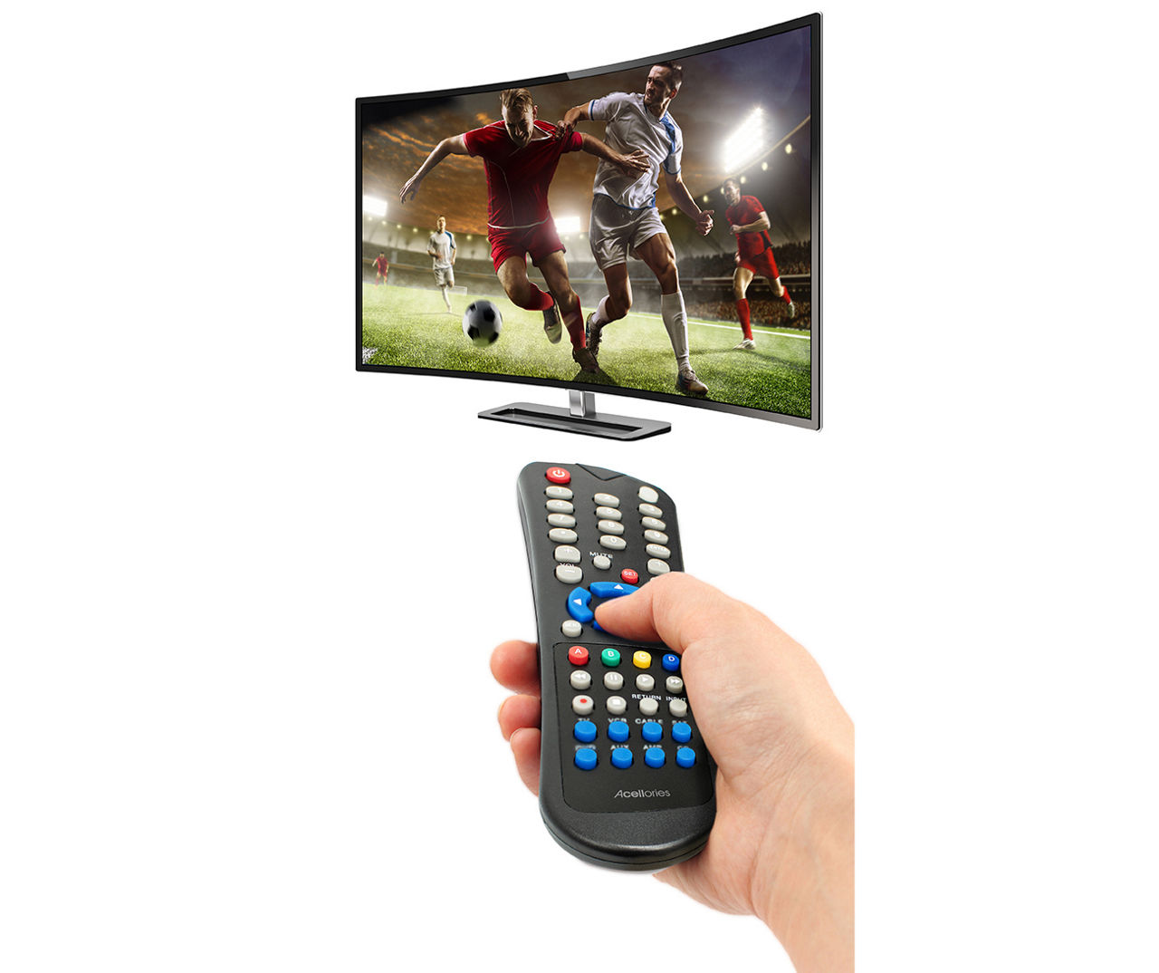 Black Rounded 8-Device Universal Remote | Big Lots