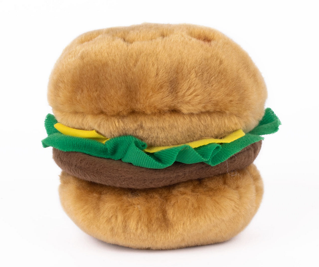 Zippy Paws Nomnomz Plush Hamburger Dog Toy | Big Lots
