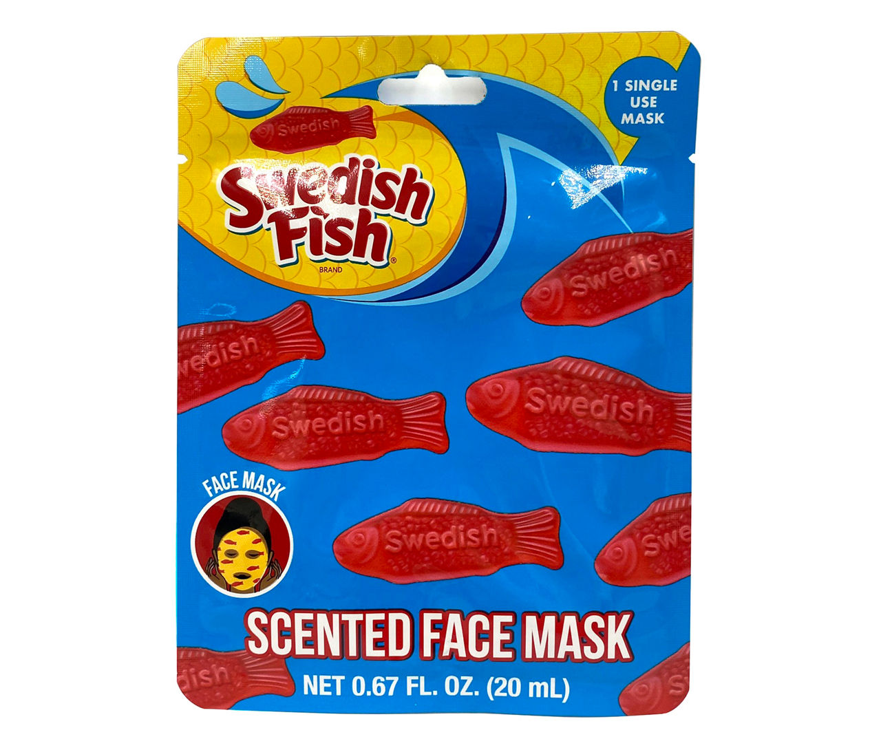 Swedish Fish Cherry Scented Face Mask, 0.67 Oz. | Big Lots