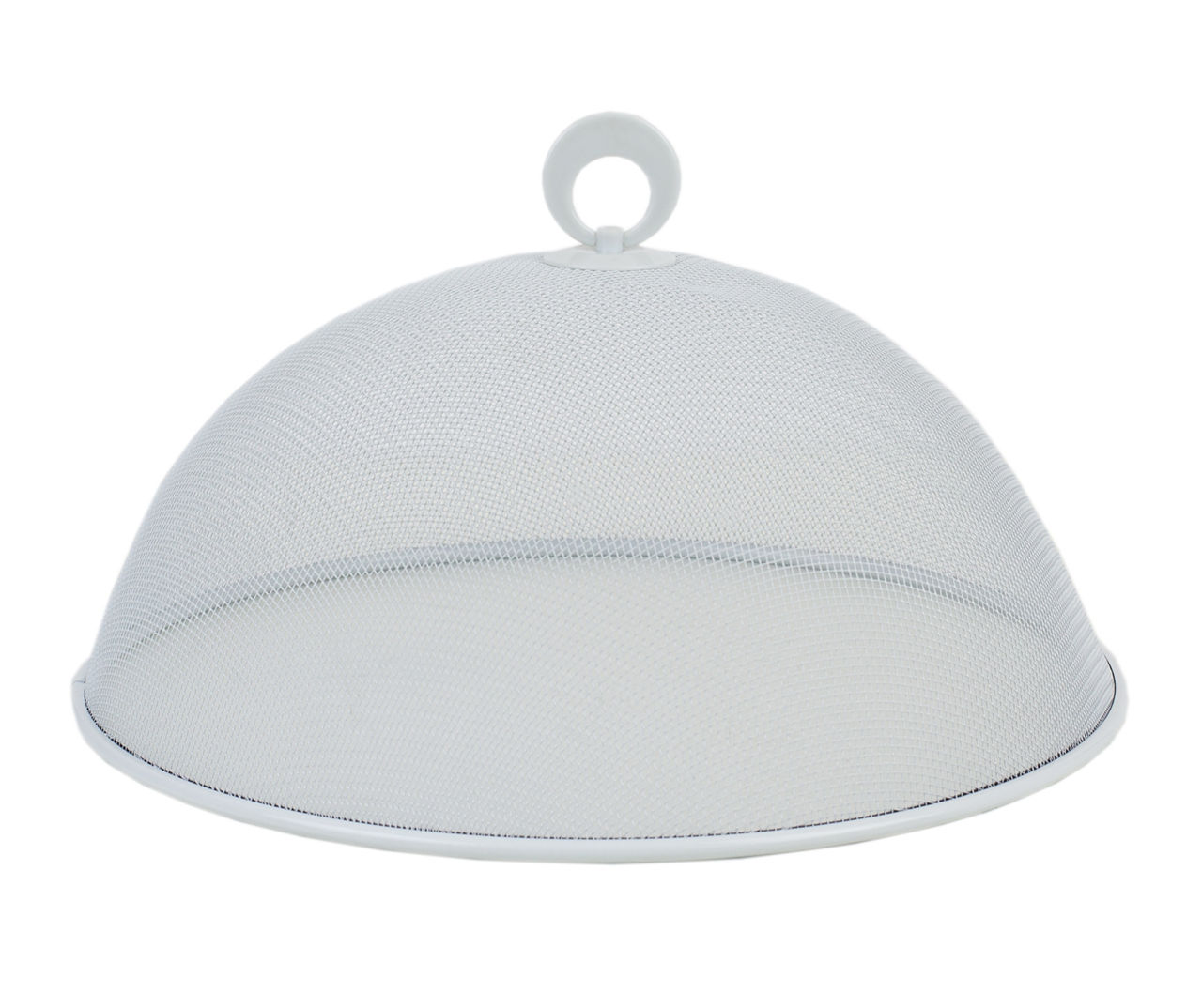Home Basics White 12" Round Mesh Plate Cover | Big Lots