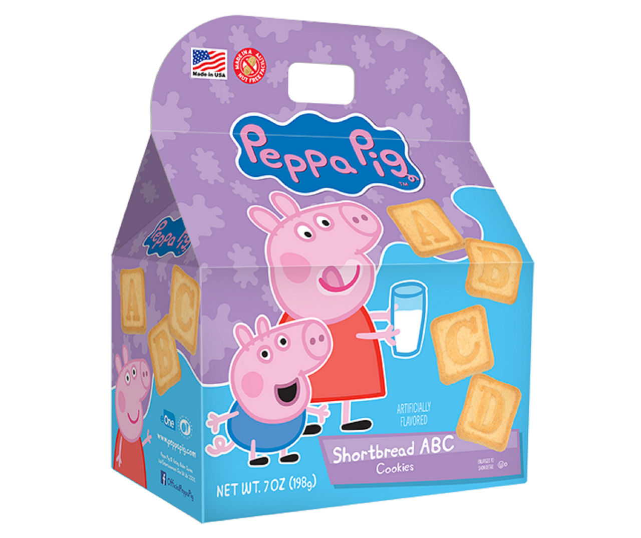 Primary Colors Peppa Pig ABC Shortbread Cookies, 7 Oz. | Big Lots