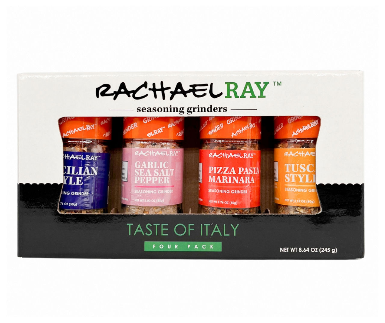 Rachael Ray Taste of Italy 4-Count Seasoning Grinder Set | Big Lots