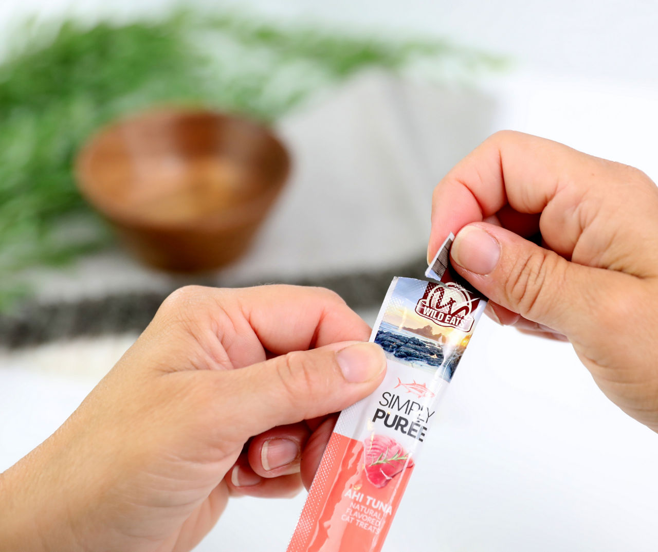 Wild Eats Simply Puree Ahi Tuna Cat Treats, 4-Pack | Big Lots