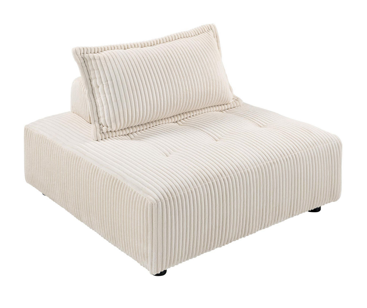 DHP Sarena Ivory Corduroy Sofa Chair | Big Lots