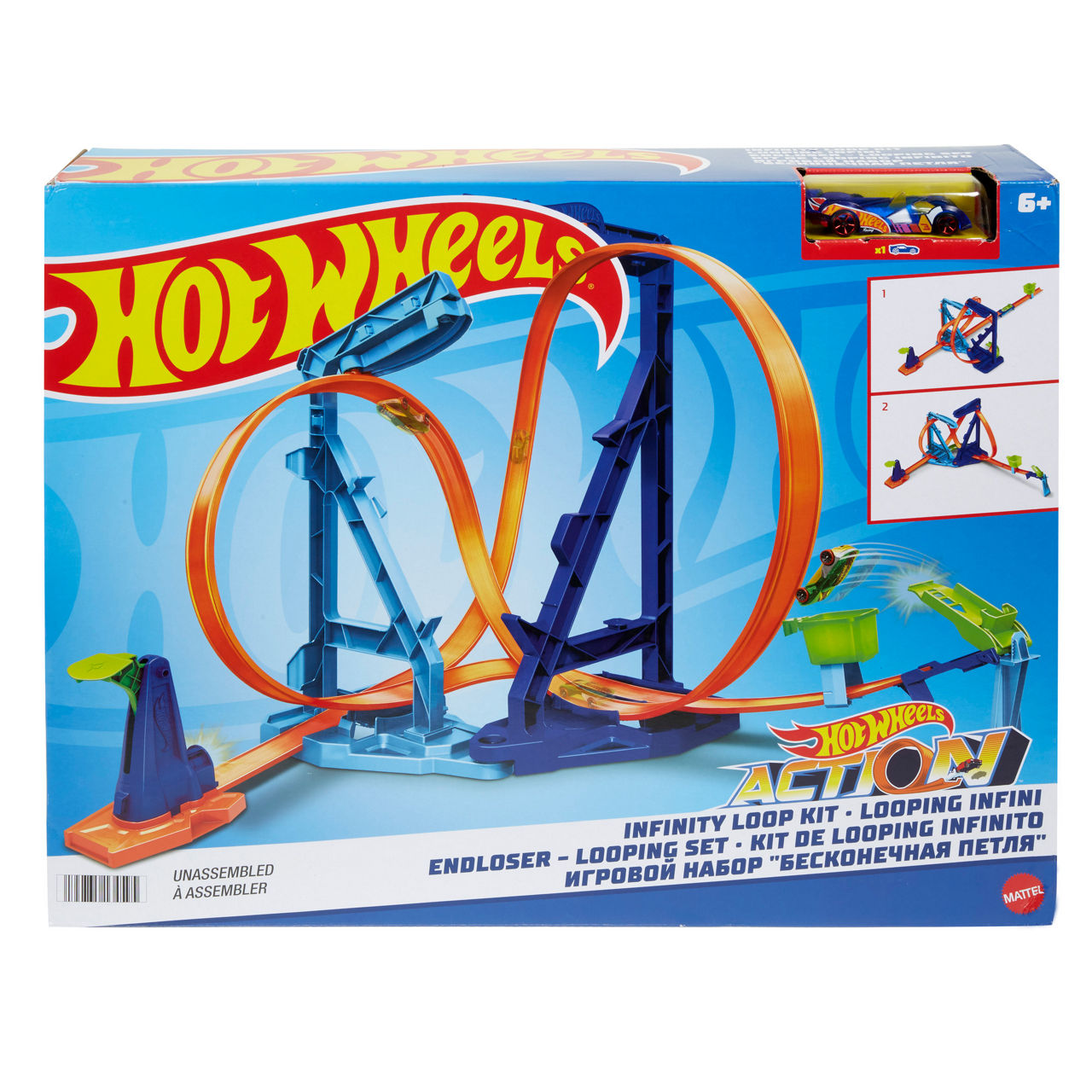 Hot Wheels Action Infinity Loop Kit Track & Car Set | Big Lots
