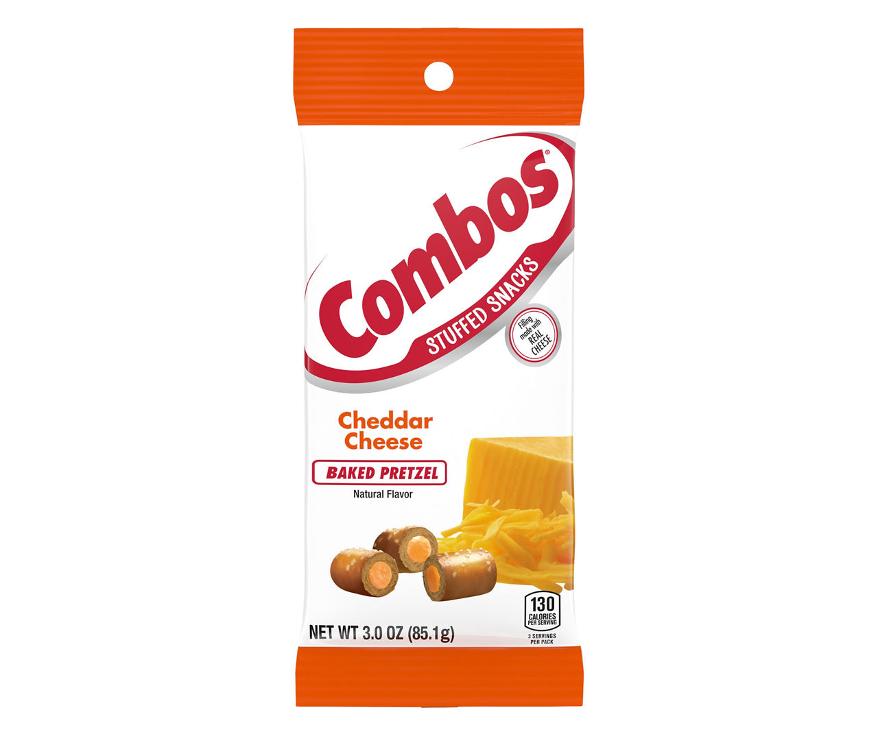 Combos Cheddar Cheese Baked Pretzel Snacks, 3 Oz. | Big Lots