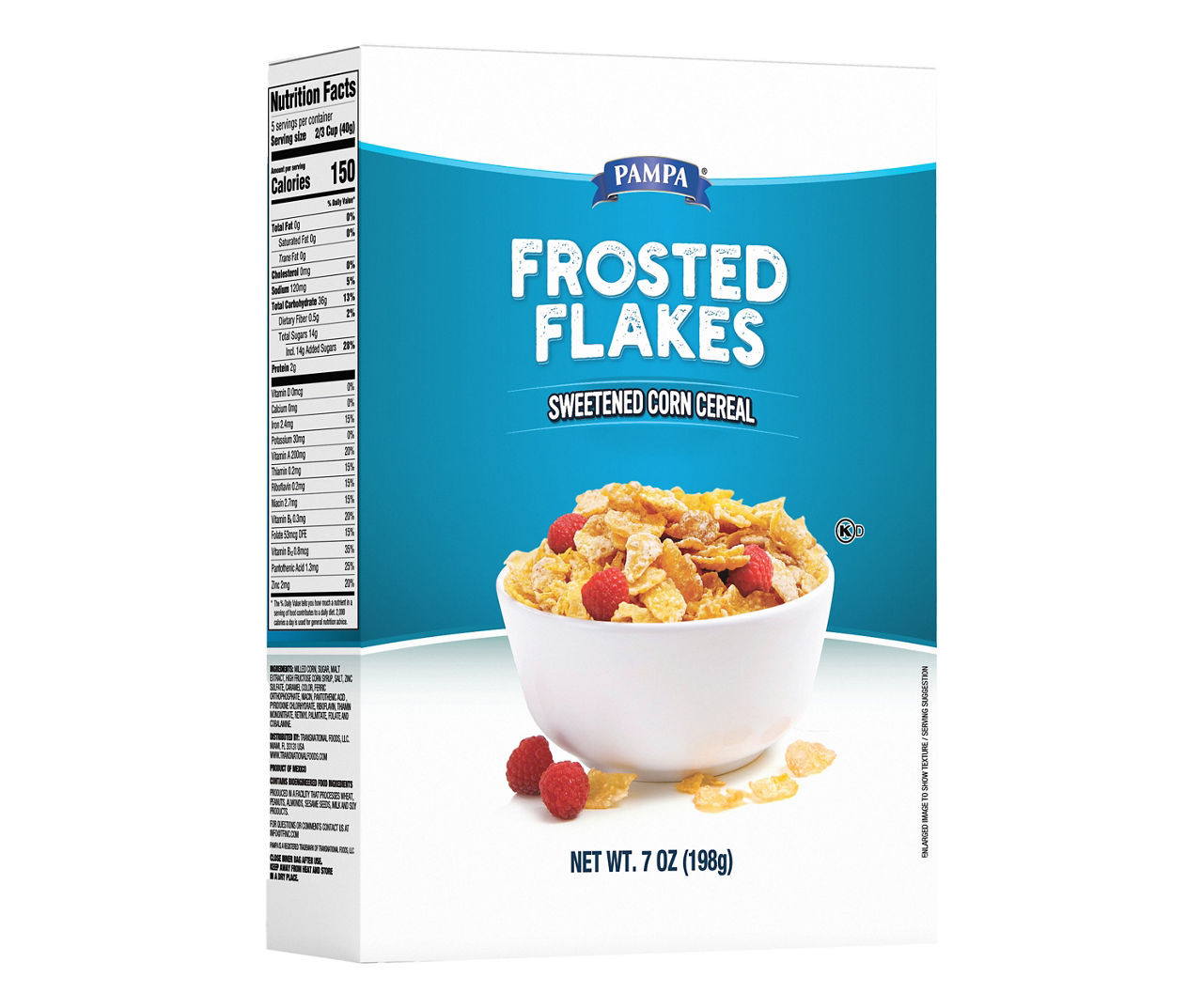 Pampa Frosted Corn Flakes Cereal, 7 Oz. | Big Lots