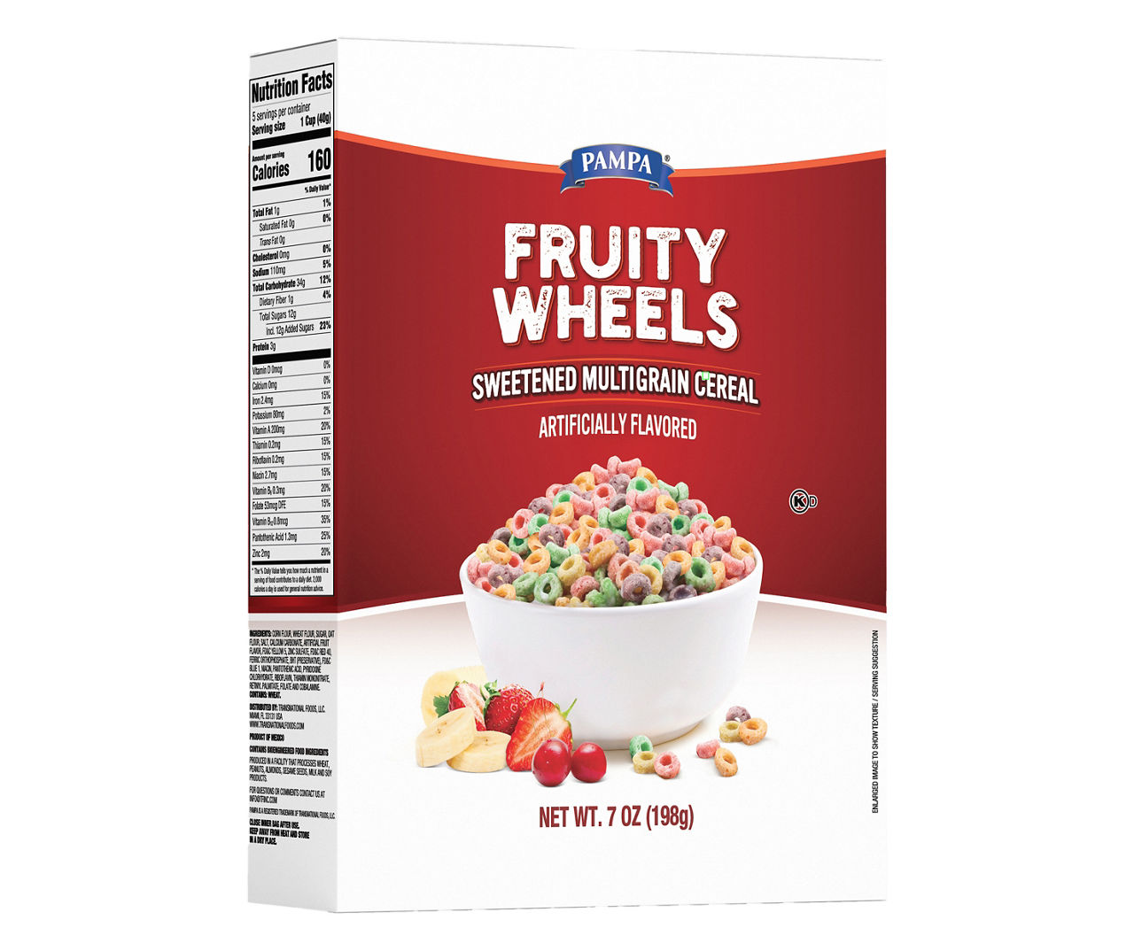 Pampa Fruity Wheels Cereal, 7 Oz. | Big Lots