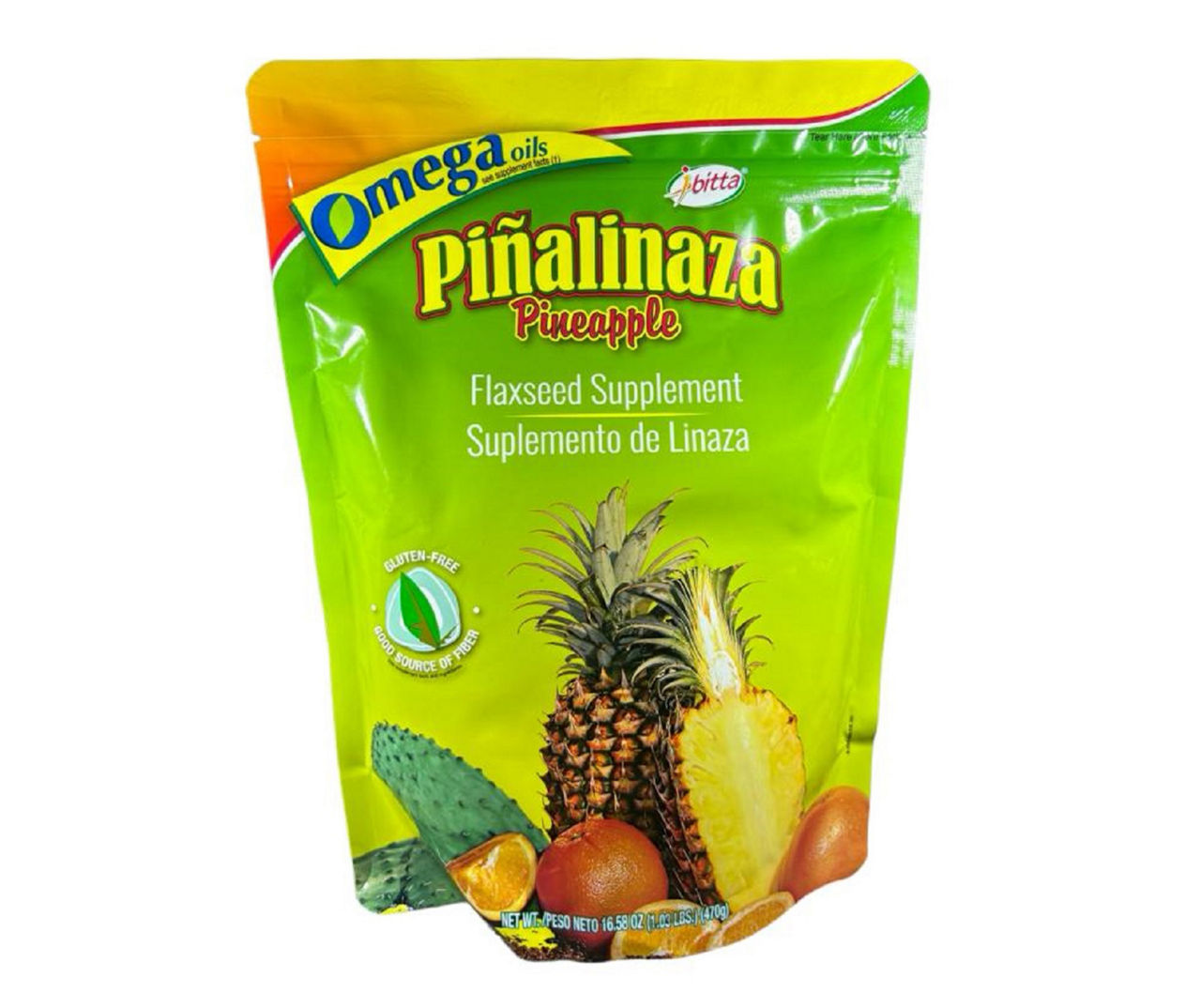 Nopinalinaza Pinalinaza Pineapple Flaxseed Supplement, 16.58 Oz. | Big Lots