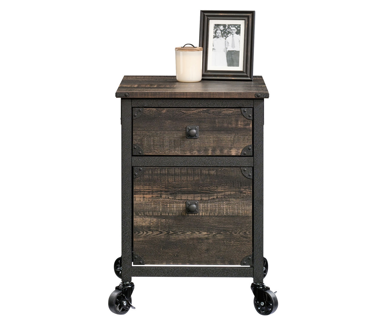 Sauder Steel River Carbon Oak Wood Look File Cabinet Big Lots