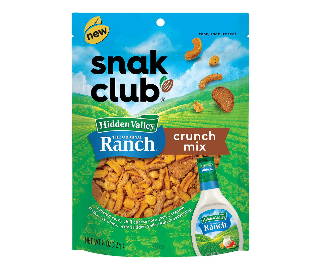 Snak Club Hidden Valley Ranch Crunch Mix, 8 Oz. | Big Lots