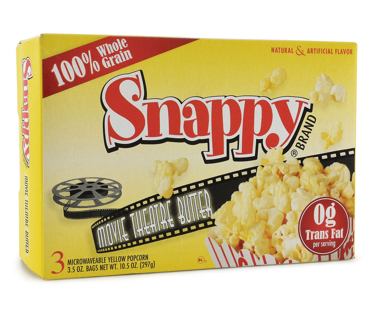 Snappy Movie Theatre Butter Microwave Popcorn, 3-Pack | Big Lots